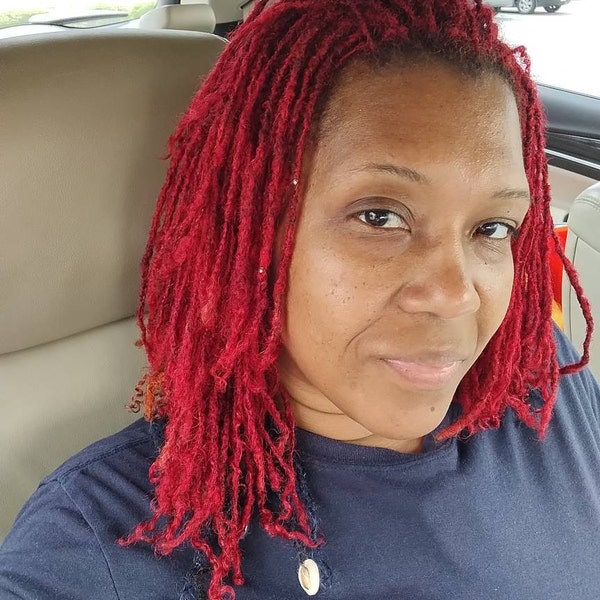 Small Rose Gold Lined Clear Loc Sprinkle Beads, Braid Jewelry Dreadlock ...