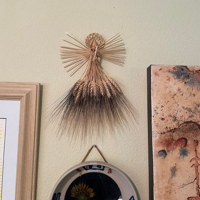 Hand-woven Spiral Wheat Cross - Etsy