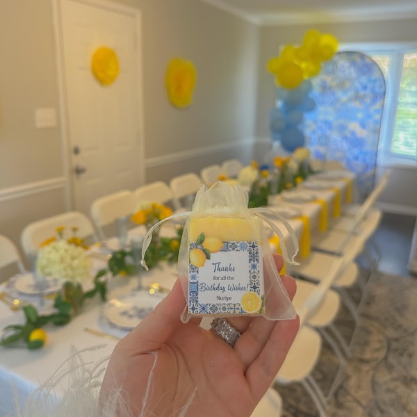 Citrus Bridal Shower Favors Citrus Party Favors Lemon Favors Citrus ...