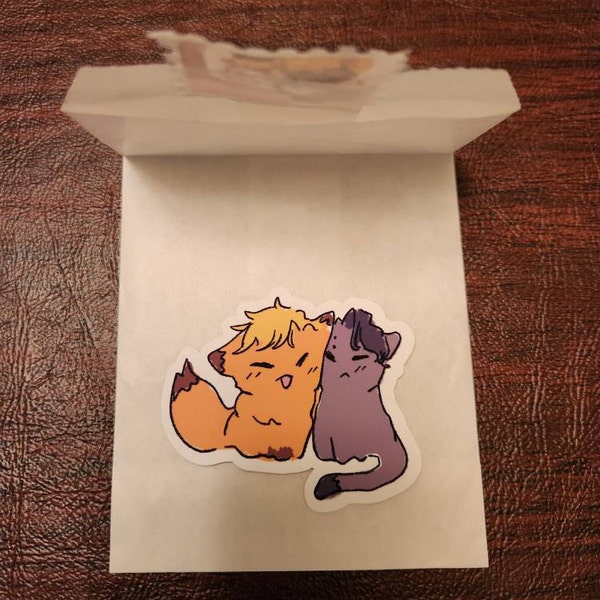 Gojo Catoru Glasses Sticker, Anime Sticker Decal - Etsy