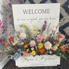 Personalized Flower Box Sign for Events, Baby Shower Welcome Sign ...