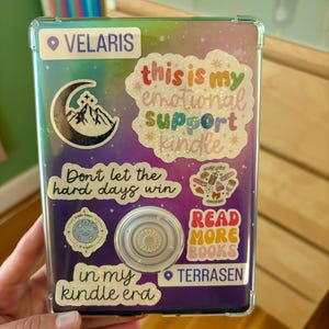 Book Sticker Holographic Books and Coffee Funny Sticker Waterproof ...