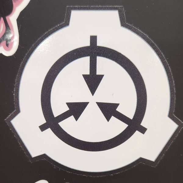 SCP Logo White 4 Inch Die-cut Sticker - Etsy