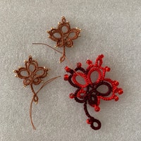 Tatting Pattern small Maple Leaf PDF Instant - Etsy Canada