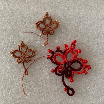 Tatting Pattern small Maple Leaf PDF Instant Download - Etsy