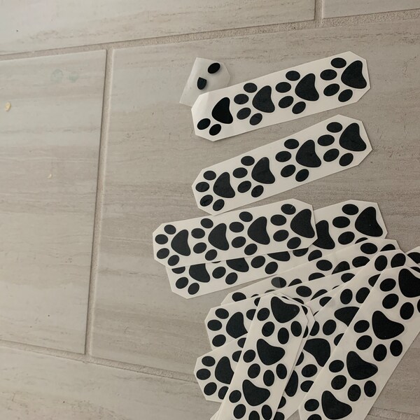 Paw Wall Decal, Dog Paw Wall Decal, Paw Print Decal, Paws Wall Stickers ...