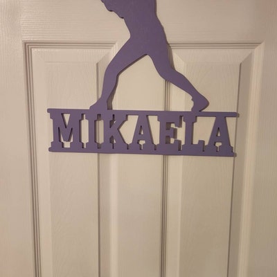 Personalized Dance Door or Wall Sign, Dancer Decoration Name - Etsy