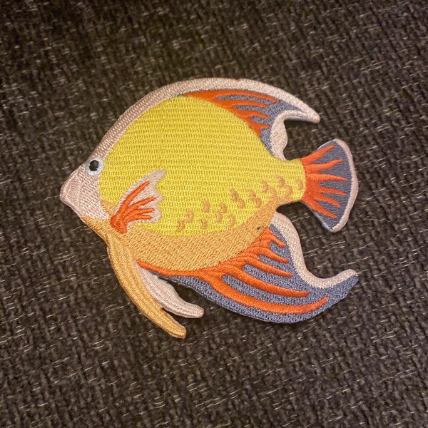 Fish Iron on Patch, Tropical, Beach, DIY Clothing, Iron on Patch, Craft ...