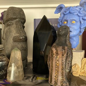 Big Ceramic Moon Face Lunar Wall Decor Ceramic Wall Art - Etsy