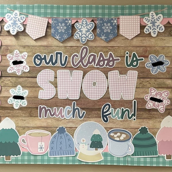 Winter Classroom Decor Posters | Digital Posters | Winter Theme | Easy ...