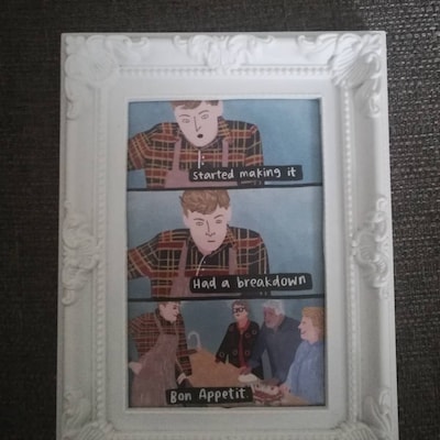 Great British Bake off James Acaster Meme Card - Etsy