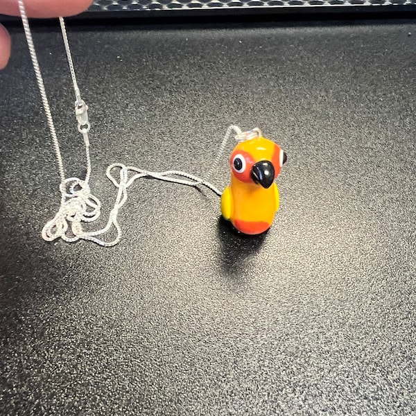 Quaker Parrot Pendant, Monk Parakeet Lovers, Parrot Charm Accessory ...