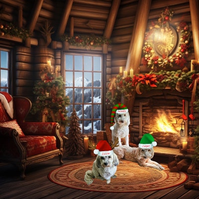 Christmas Zoom Background, Zoom Backdrop, Virtual Background - Etsy