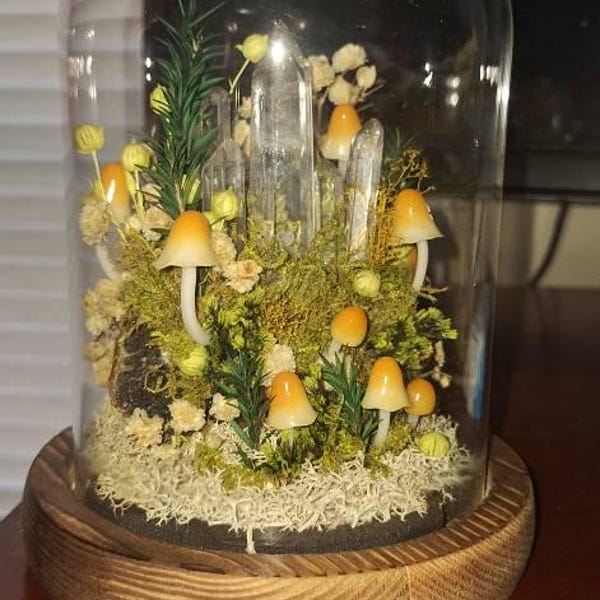Glowing Crystal Pillars With Healing Properties, Enchanted Forest ...