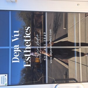 Customizable Window Decal / Your Company Name or Logo Storefront Vinyl ...