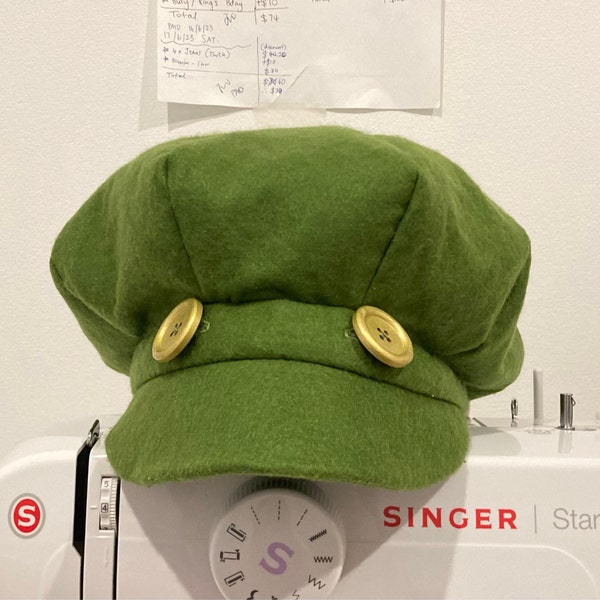 PDF Hat Sewing Pattern, Baker Boy, Bakerboy, Newsboy, Classic 8 Section ...