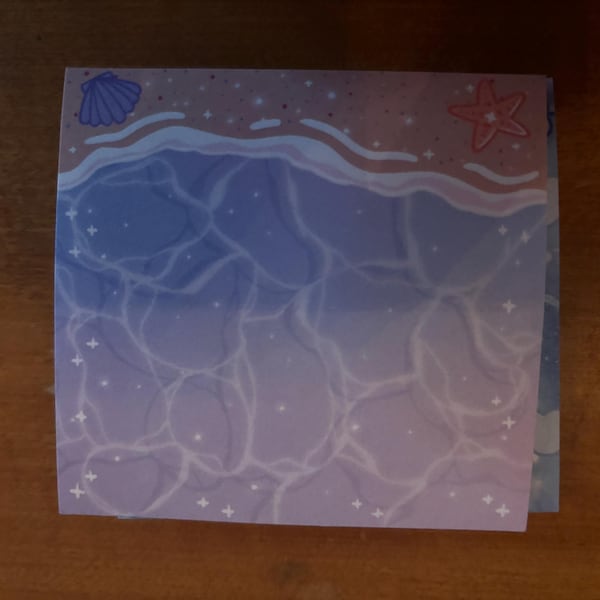 Beach Cute Aesthetic Sticky Note - Etsy