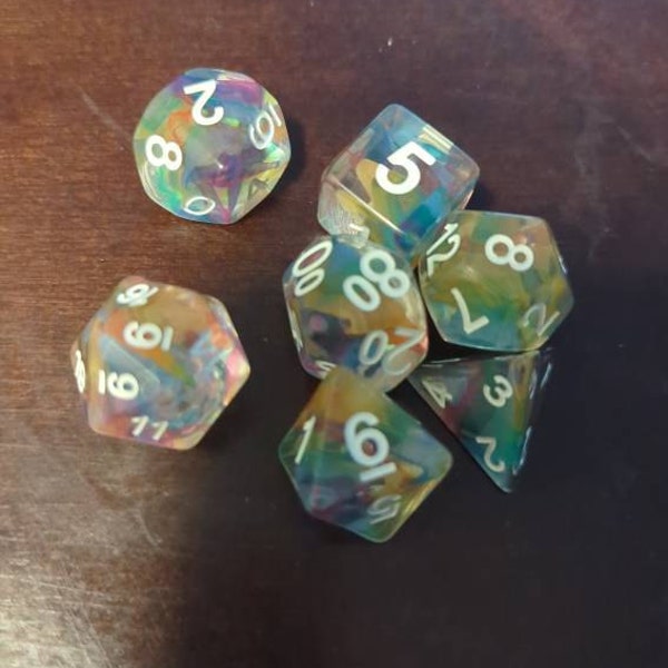 Bard Song Dnd Dice Set for Dungeons and Dragons | D20 TTRPG Polyhedral ...
