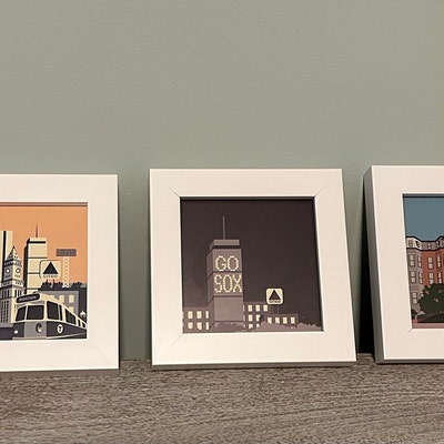 Art Print Boston Rainbow Swash Gas Tank, 8x10, 12x12, 16x20, 18x24 ...