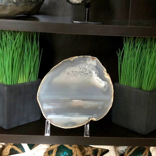 Teardrop Druzy Geode Necklace Natural Geode Jewelry Druzy Pendant ...