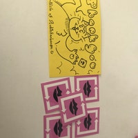 Ermes Costello kiss Vinyl Stickers - Etsy