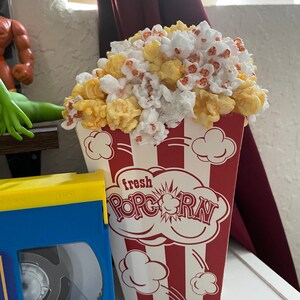 Fake Popcorn, Photo Prop, Party Prop, Realistic Popcorn, Movie Room ...