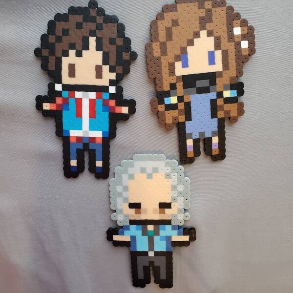 Zero Escape Virtue's Last Reward VLR Inspired Perlers sigma, Phi, Luna ...