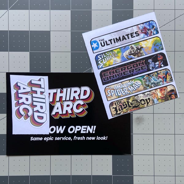 Custom Comic Books Divider Labels, Comic Labels, Comic Stickers ...