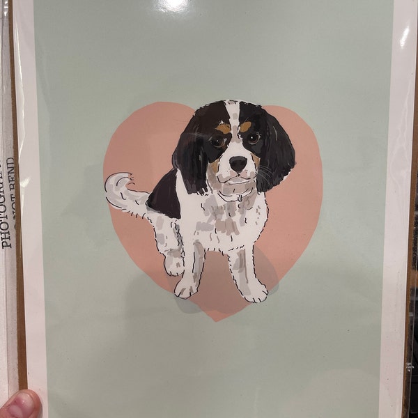 Sheepadoodle Illustration / Doodle Dog Drawing / Pet Lovers Gift / Life ...