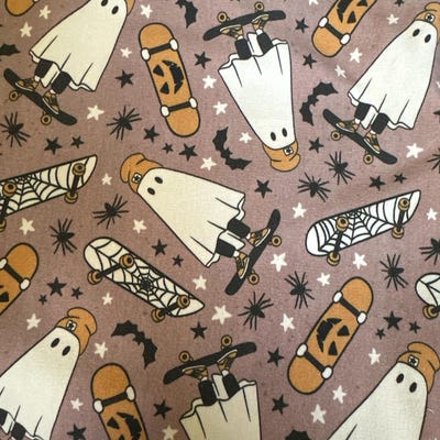 Pink Santa Faces Fabric, Christmas Fabric, Fabric by the Yard, Quilting ...