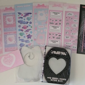 Kpop Deco Sticker Y2K School Sticker Korean Stationery - Etsy