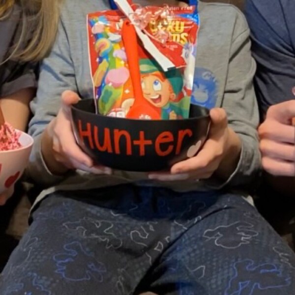 Personalized Valentine's Day Cereal Bowls Gift Set - "i Cerealsly Love ...