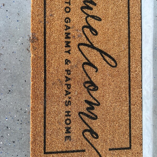 Business Logo Doormat, Personalized Doormat, Custom Welcome Mat ...