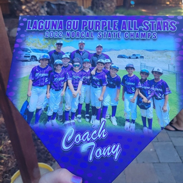 Baseball Home Plate Plaque, Baseball Award, Team Gift, Baseball Gift ...