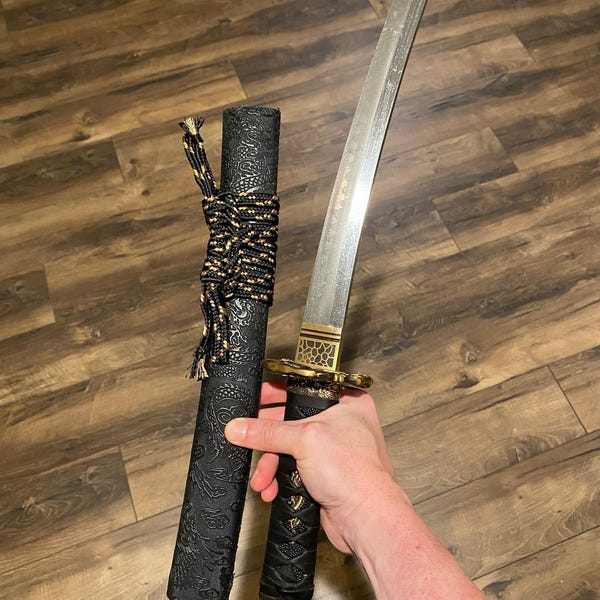 Handmade Odachi Samurai Sword - Hand Forged Full Tang 65mn High ...