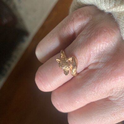 Hare Ring With Sapphire - Etsy