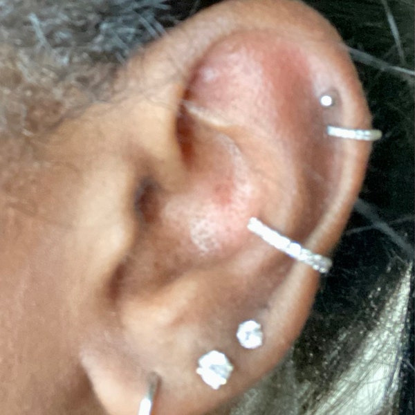 Conch Piercing Jewelry Diamonds 14K Ear Jacket Helix Earring Cartilage ...