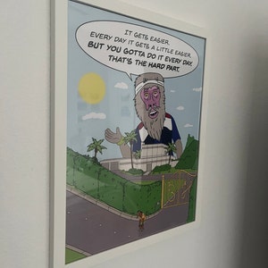 Bojack Horseman Poster Hockney Pool Vintage Art Painting Gift for Fans ...