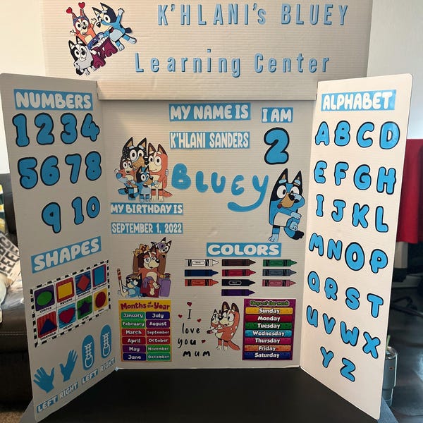 Minnie Mouse Learning Board DIY - Learning Board Cut Out Pieces for ...