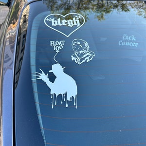 BLEGH Heart Decal - Etsy