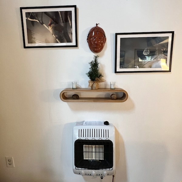 Curved Floating Shelf (mid Century Modern) - Etsy