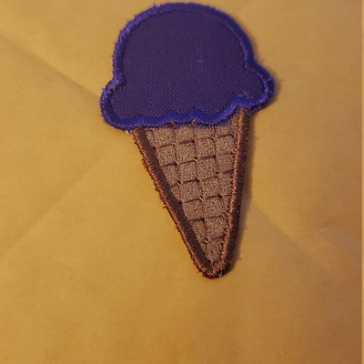Choice of 1 Ice Cream Cone Patch Custom Made AP17 - Etsy