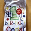 My 1st Birthday Applique Digital Machine Embroidery Design 4 Sizes ...