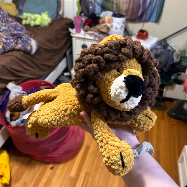 Sleepy Lion Rag Doll Crochet Pattern / Ragdoll / Zoo Animals / Safari ...