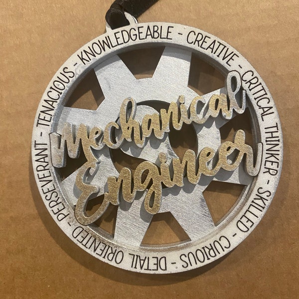 Mechanical Engineer Christmas Ornament, Mechanical Engineer Xmas ...