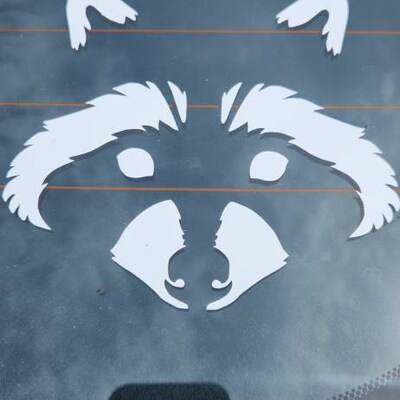 Opossum Tracks Decal Possum Paw Print, Animal Tracks, Wildlife, Vinyl ...