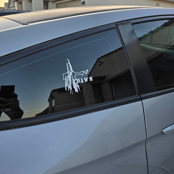 Plymouth Sailboat Vinyl Car PERMANENT Sticker Black White 3 Inch Car ...
