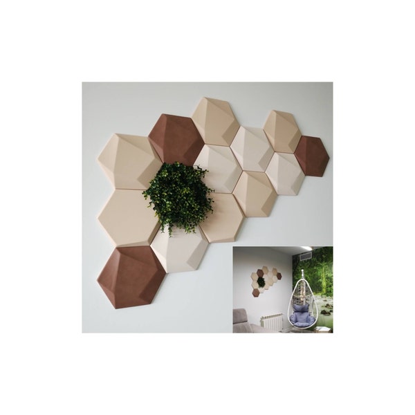 WALL MOUNTED UPHOLSTERED Headboard 30x30cm Square Padded Panel, Leather ...