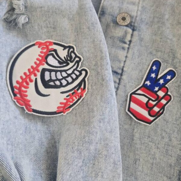 Red Limited Edition Iron on Ready Patch Embroidered Filler Patch Hat ...