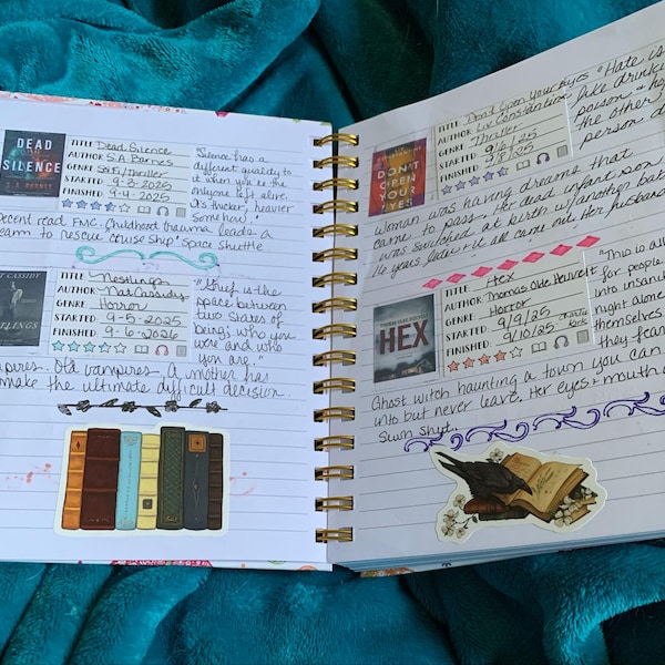 Custom Book Cover Stickers | Perfect for Reading Log and Journal ...